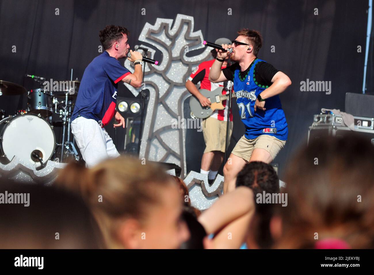 Calafell, Spanien. 26.. Juni 2022. Xavier Coca (rechts) und Oriol de ...
