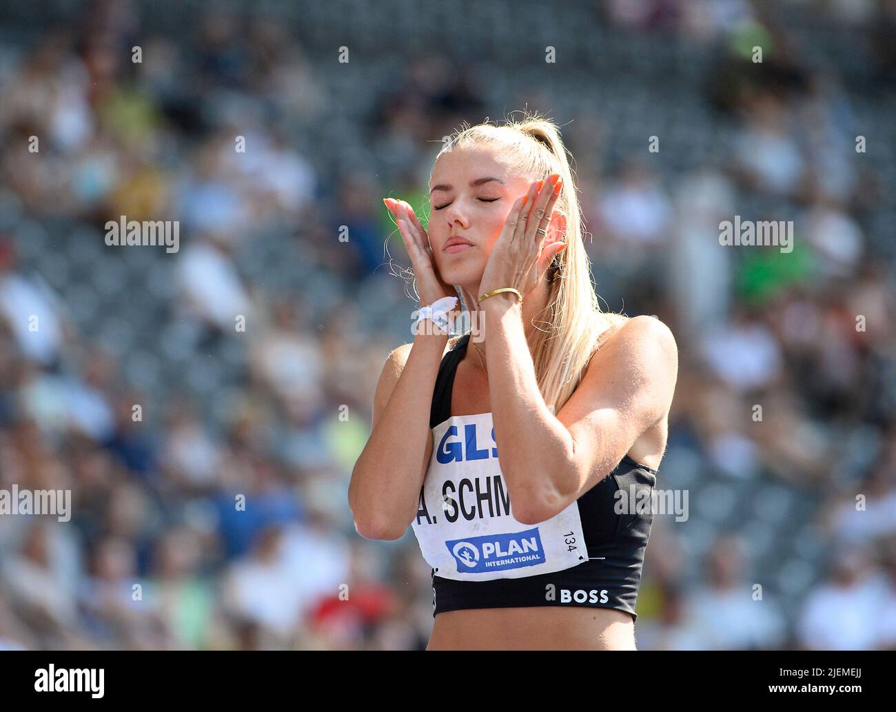 Alica SCHMIDT (SCC Berlin/ 3.. Platz) Geste, Geste, Frauen-Finale 400m ...