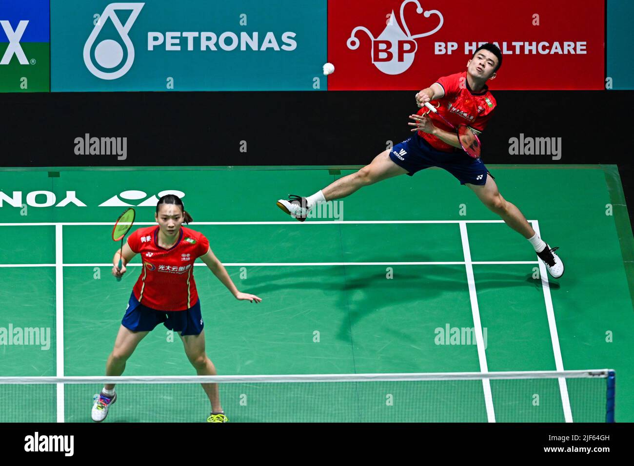 Kuala Lumpur, Malaysia. 30.. Juni 2022. Zheng Siwei (R)/Huang Yaqiong ...