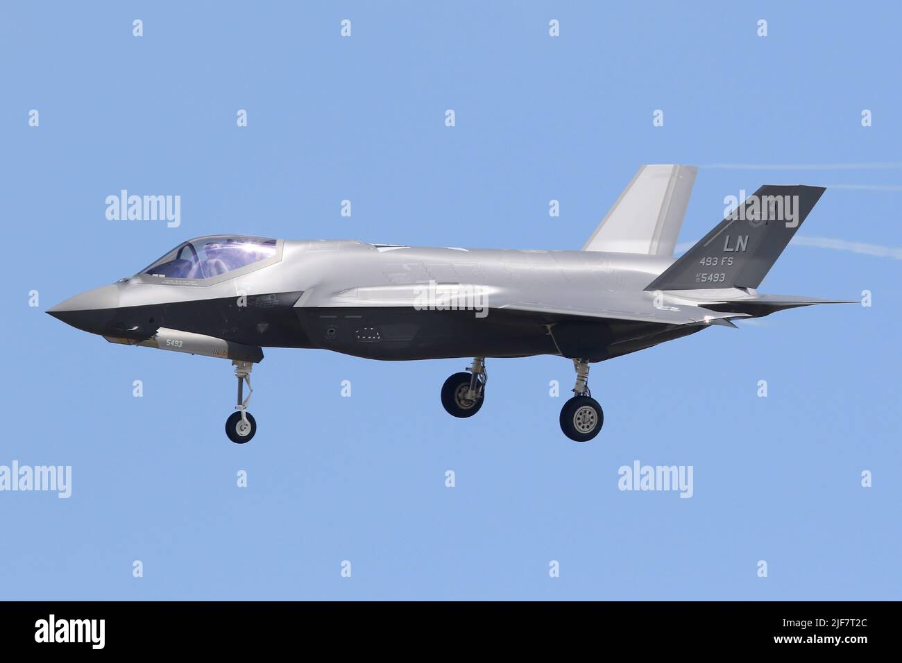 Neu ausgelieferte F-35A Lightning II's von der 495. Fighter Squadron ...