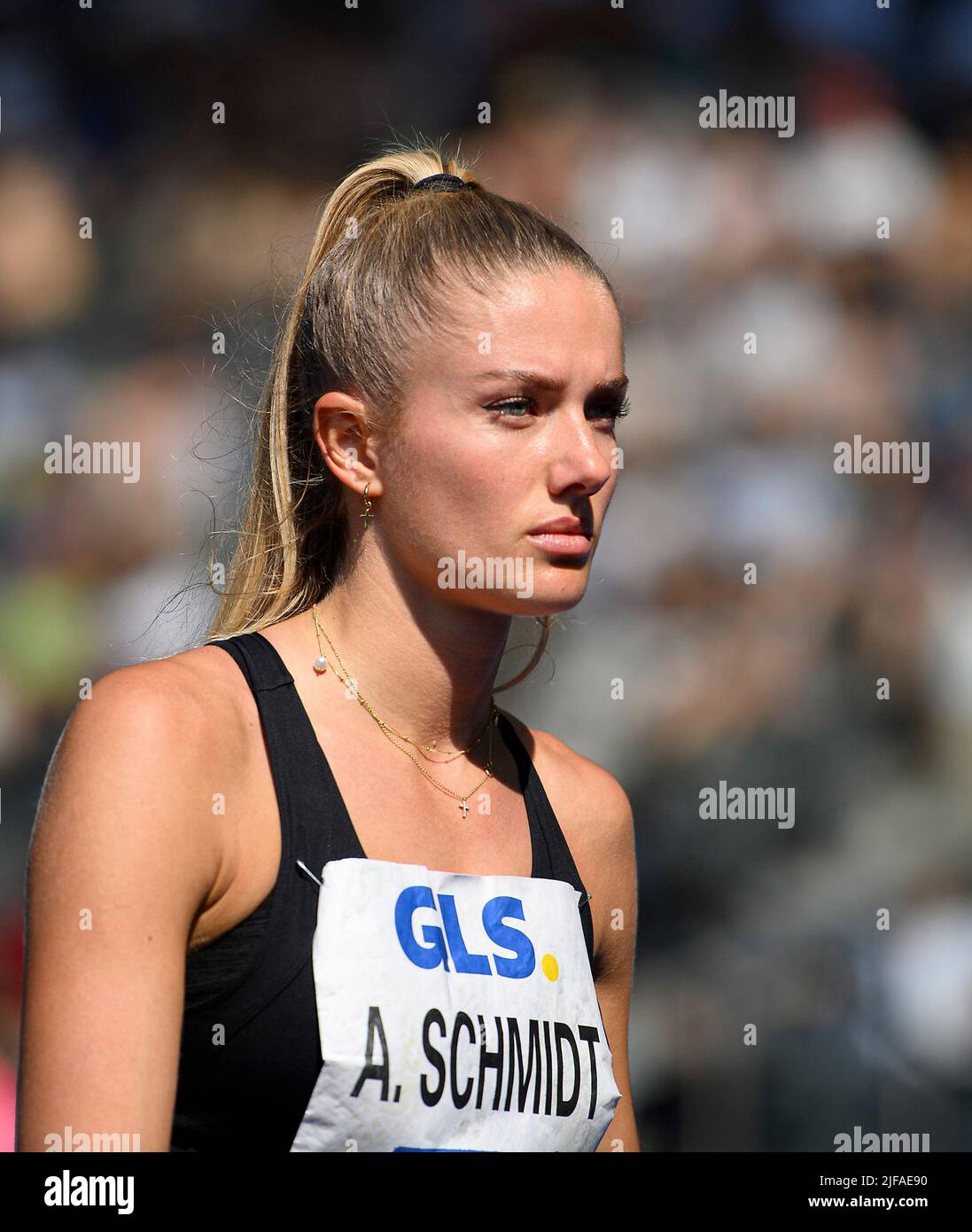 Alica SCHMIDT (SCC Berlin/ 3.. Platz) Finale der Frauen 400m am 26 ...