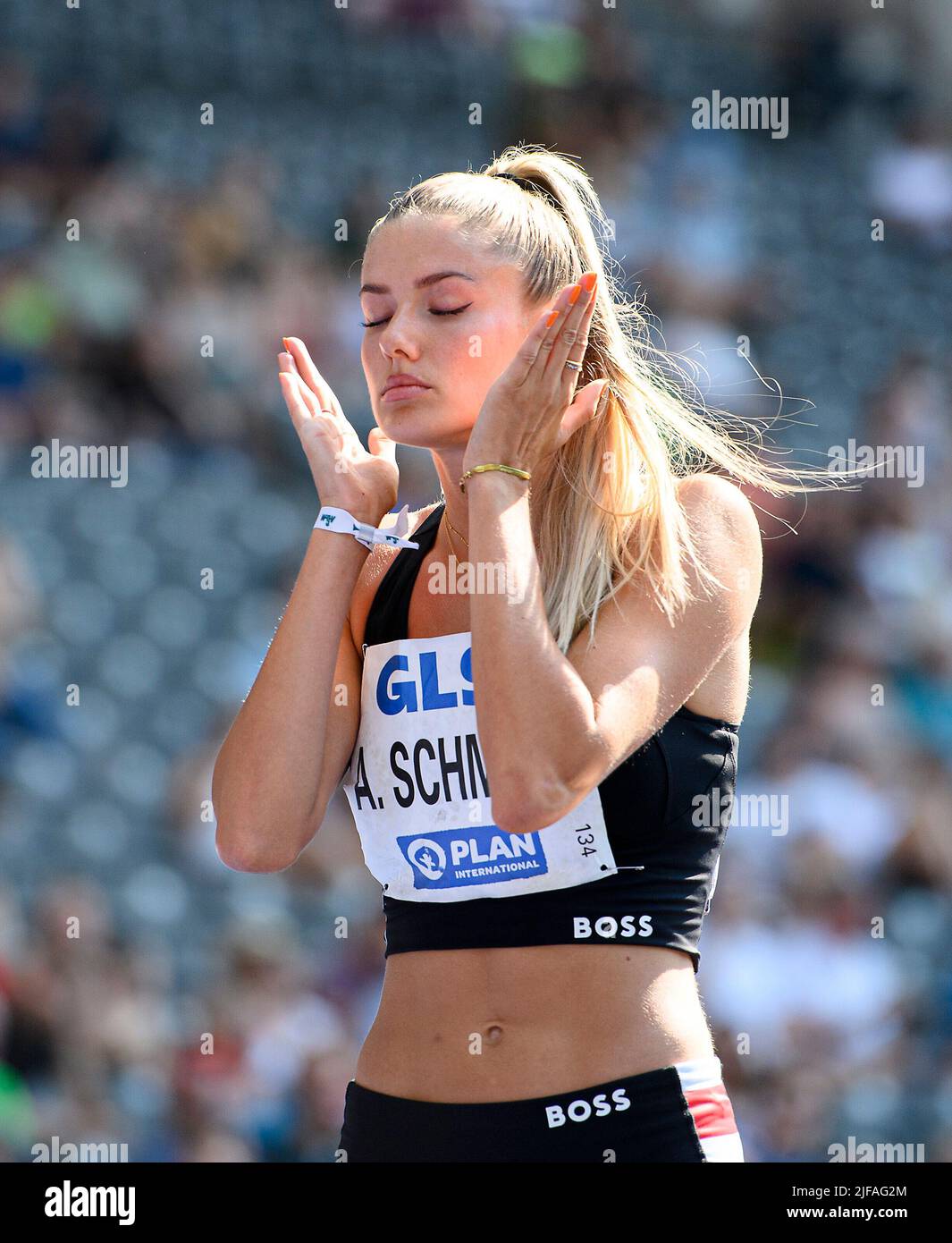 Alica SCHMIDT (SCC Berlin/ 3.. Platz) Geste, Geste, Frauen-Finale 400m ...