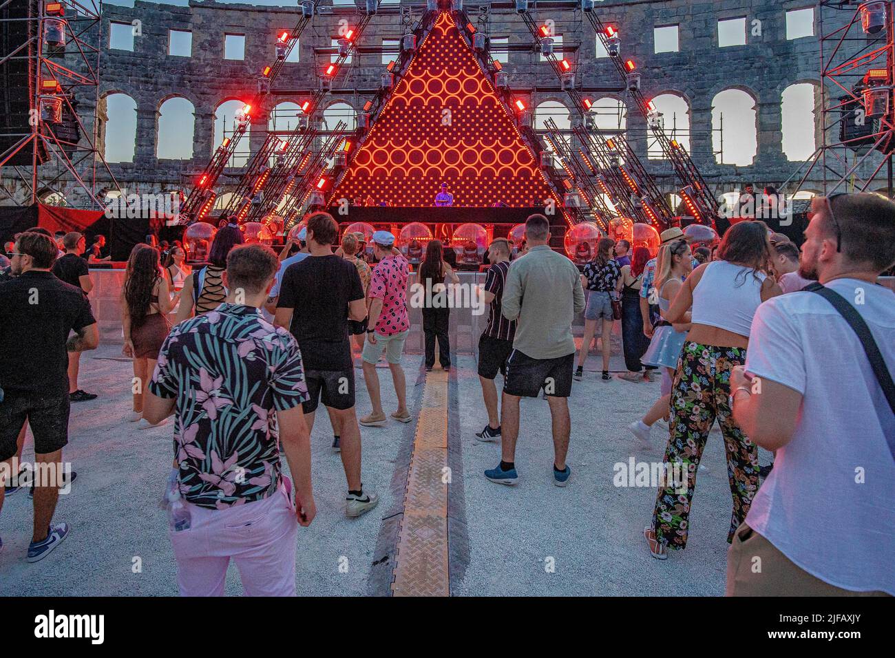 Das siebentägige Festival „Pula Music Week“ hat am 30. Juni 2022 in der ...