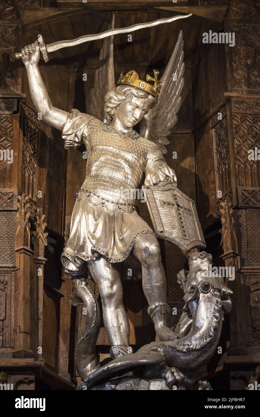 Frankreich, Manche, die Bucht von Mont Saint Michel, die von der UNESCO zum Weltkulturerbe ...