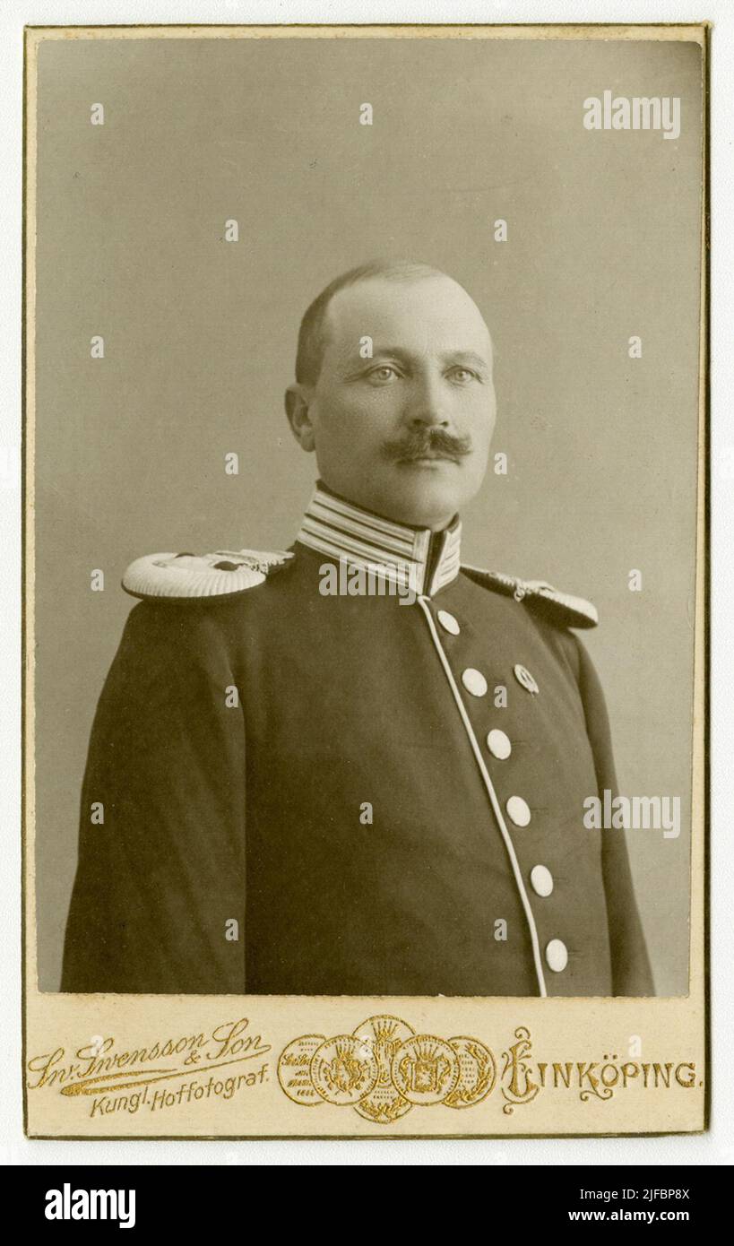 Porträt von Erhard Lindén, Offizier des ersten Lebens-Grenadier ...