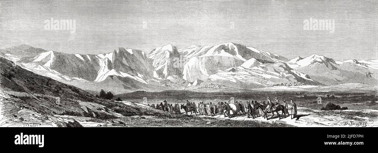 Der Djurdjura ist ein Gebirge des Tell-Atlas, das zum Atlas ...