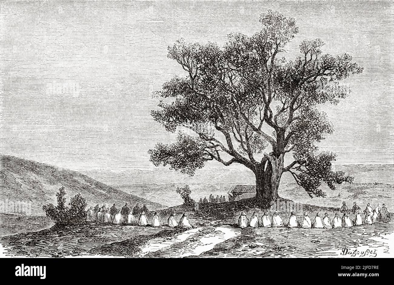 Wahlen in Kuku, Kabylei. Nord-Algerien, Afrika. Ausflug in die große ...