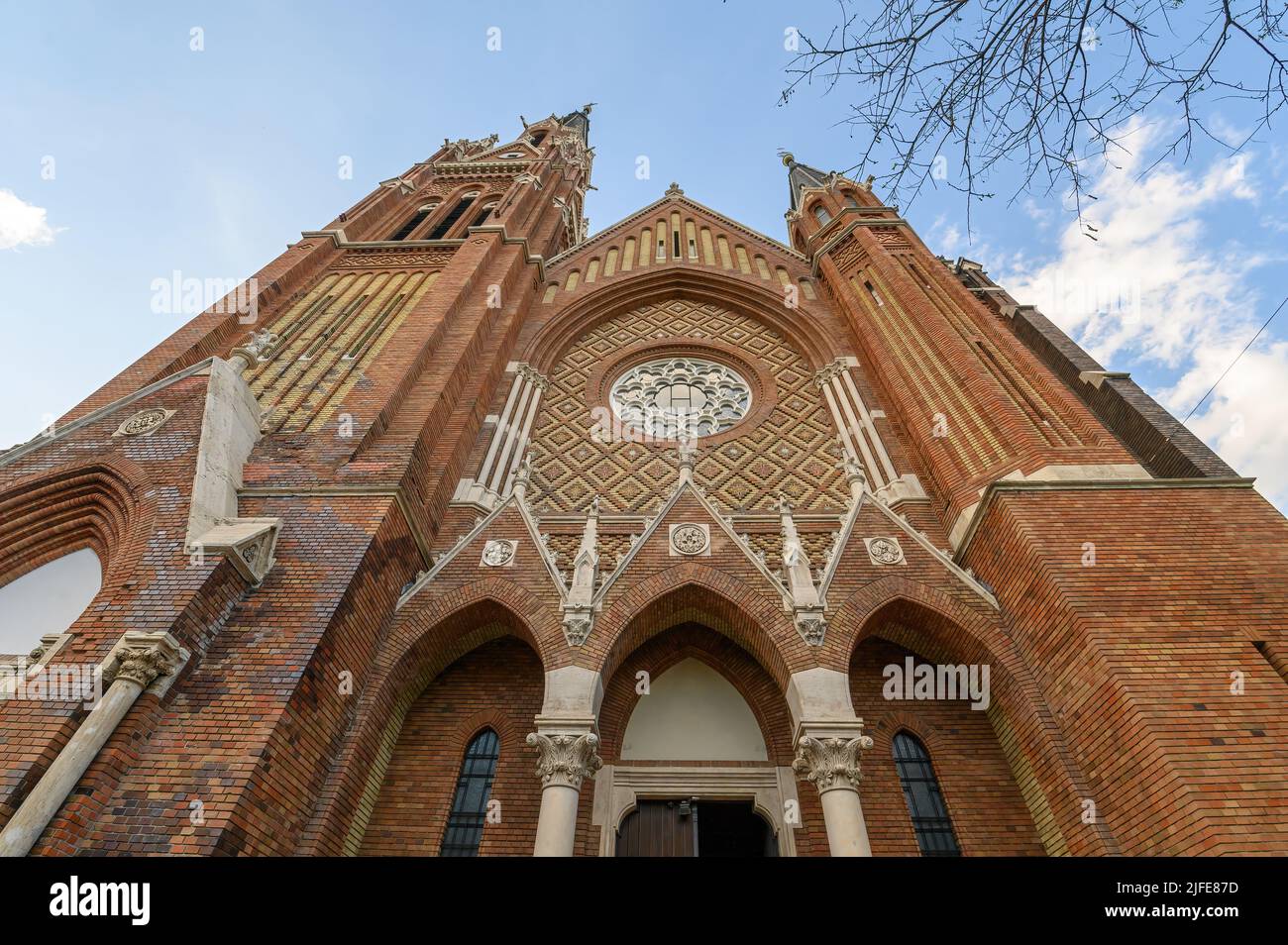 Budapest, Ungarn. Königin der Rosenkranzkirche von Budapest oder ...