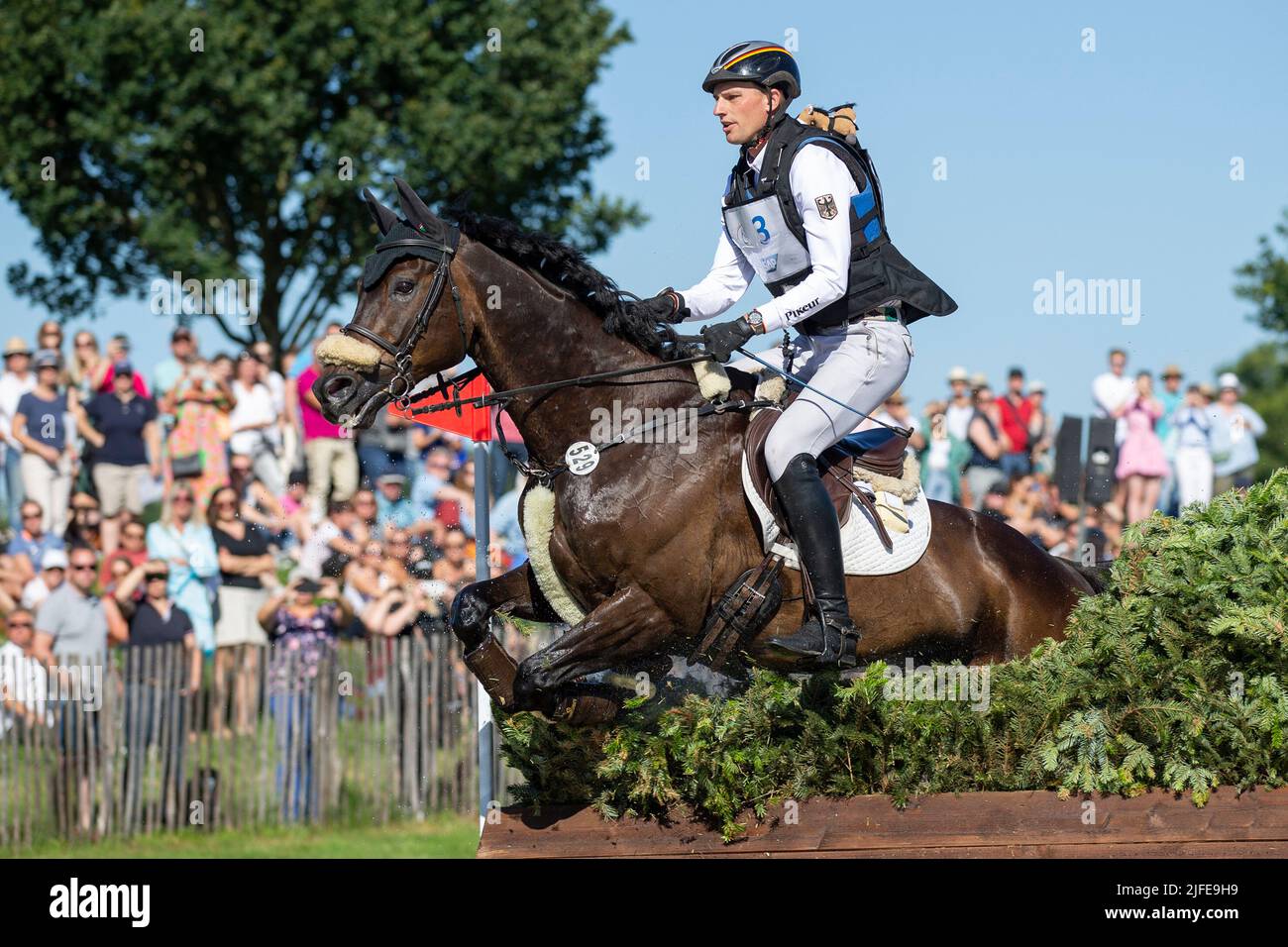 Aachen, Deutschland. 02.. Juli 2022. Jan MATTHIAS (GER) auf Granulin 2 ...