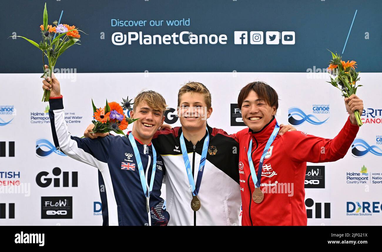 Nottingham, Großbritannien. 02.. Juli 2022. Die ICF 2022 Kanu Freestyle ...