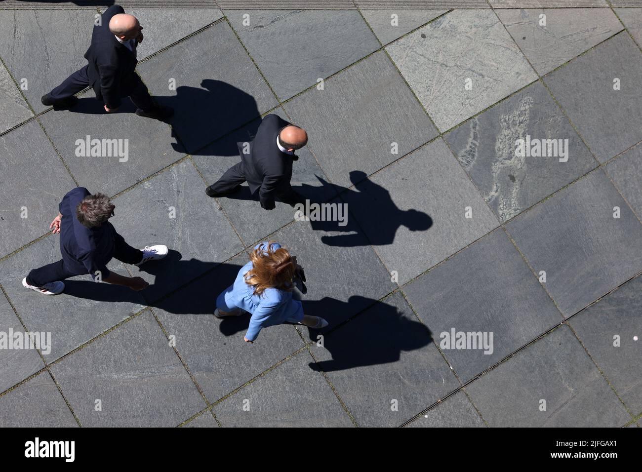 Bundeskanzler Olaf Scholz kommt zum ARD-Sommerinterview mit der TV ...