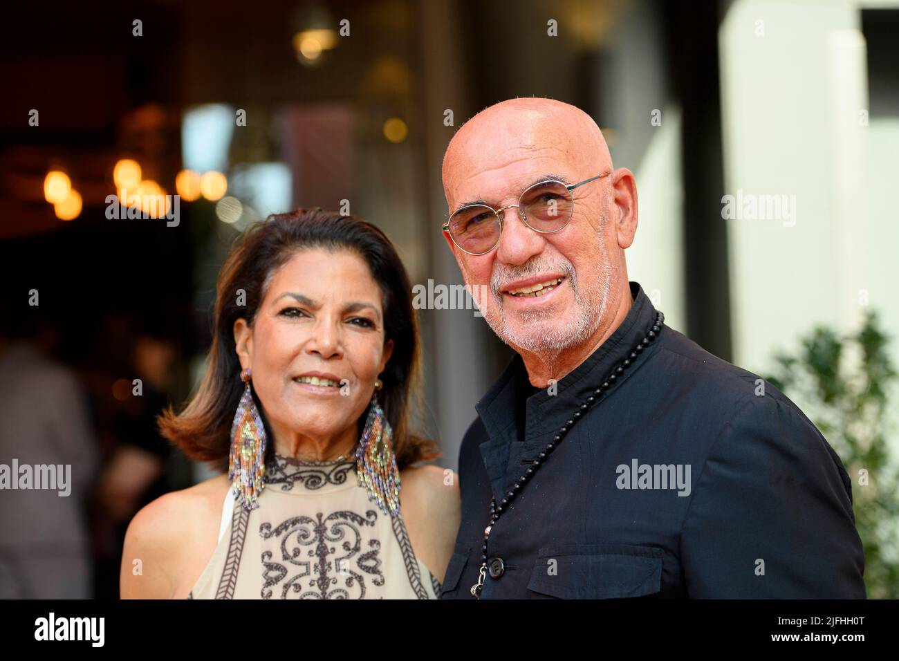 Otto RETZER, Regisseur, mit seiner Frau Shirley Gala - Goldene Sonne ...