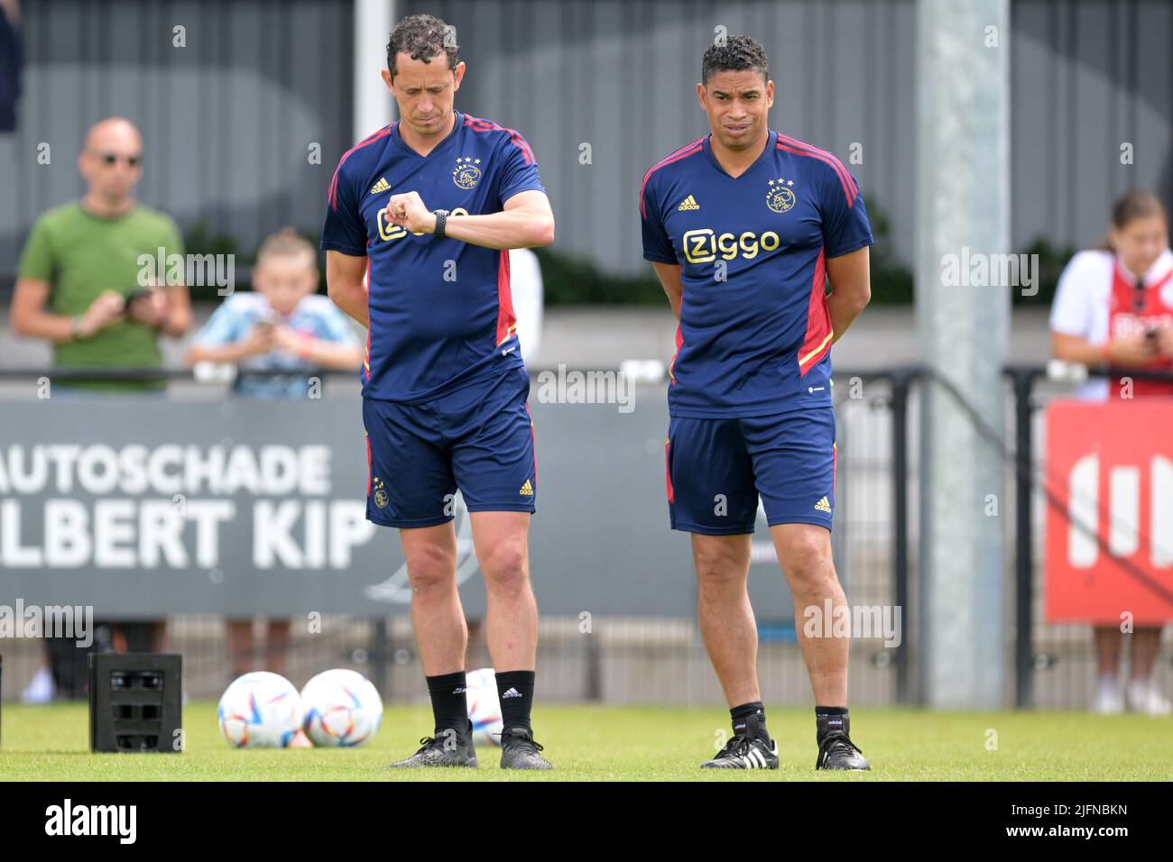 OLDENZAAL - (lr) Ajax Physical Trainer Alessandro Schoenmaker , Ajax ...