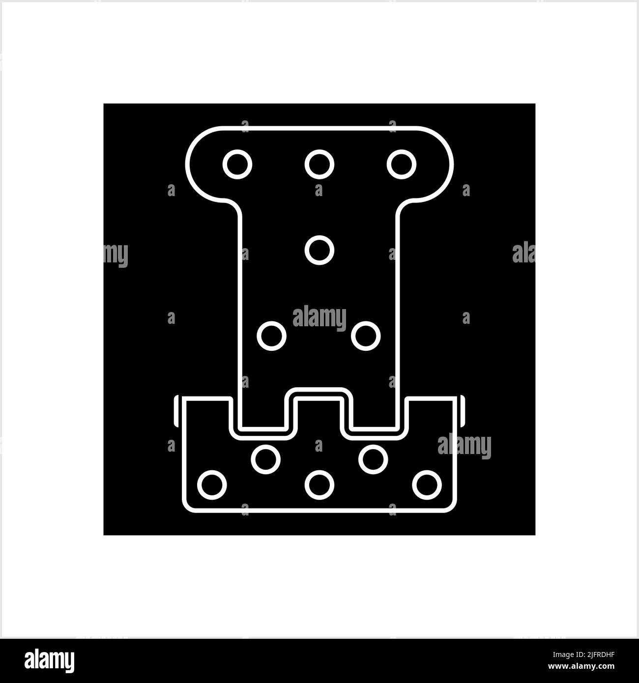 Schwarzes scharnier Stock-Vektorgrafiken kaufen - Alamy