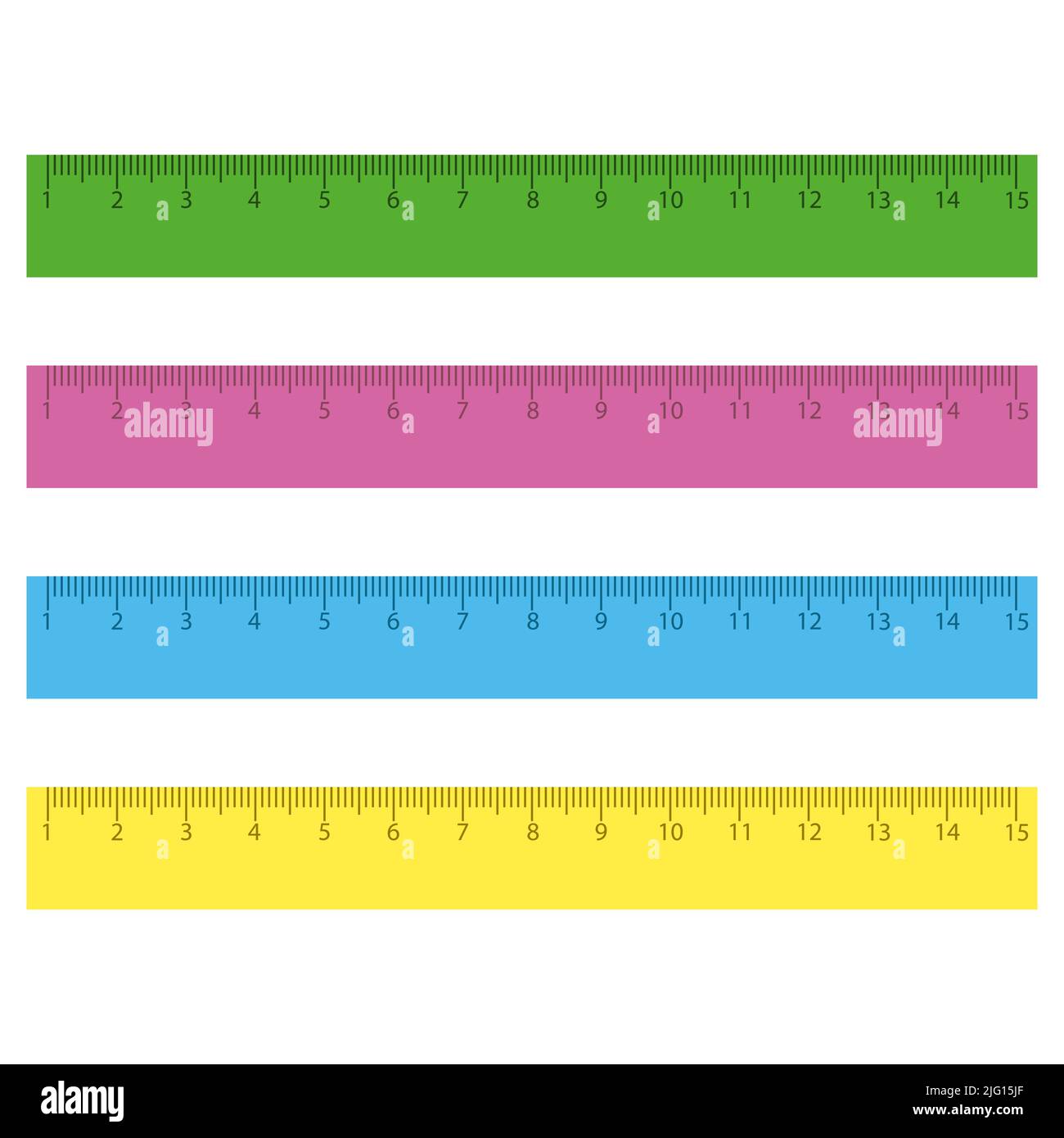 Escala lineal Stock-Vektorgrafiken kaufen - Alamy