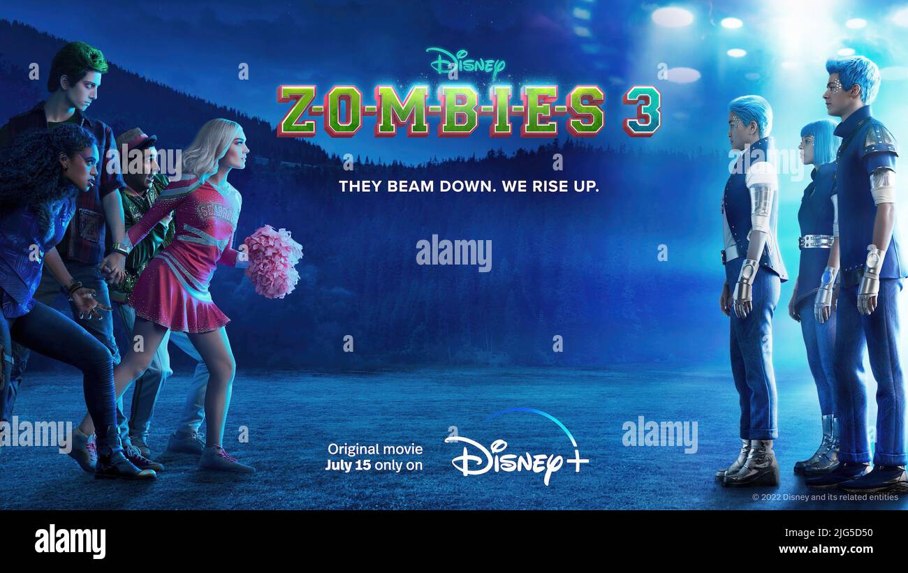 ZOMBIES 3, (aka Z3, aka Z-O-M-B-I-E-S 3), US-Poster, von links ...