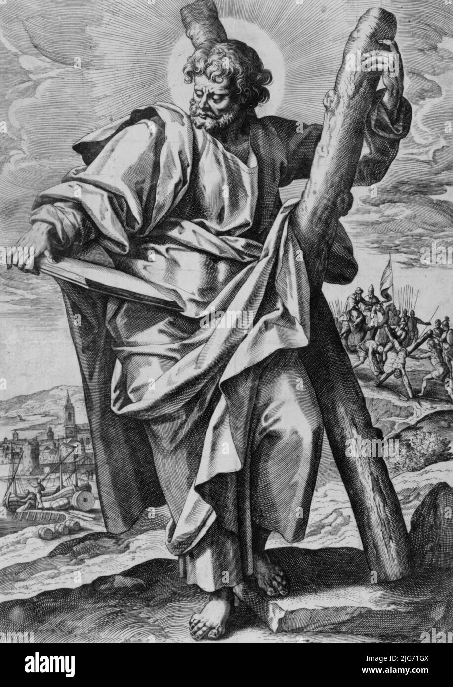 Saint andrew is crucified -Fotos und -Bildmaterial in hoher Auflösung – Alamy