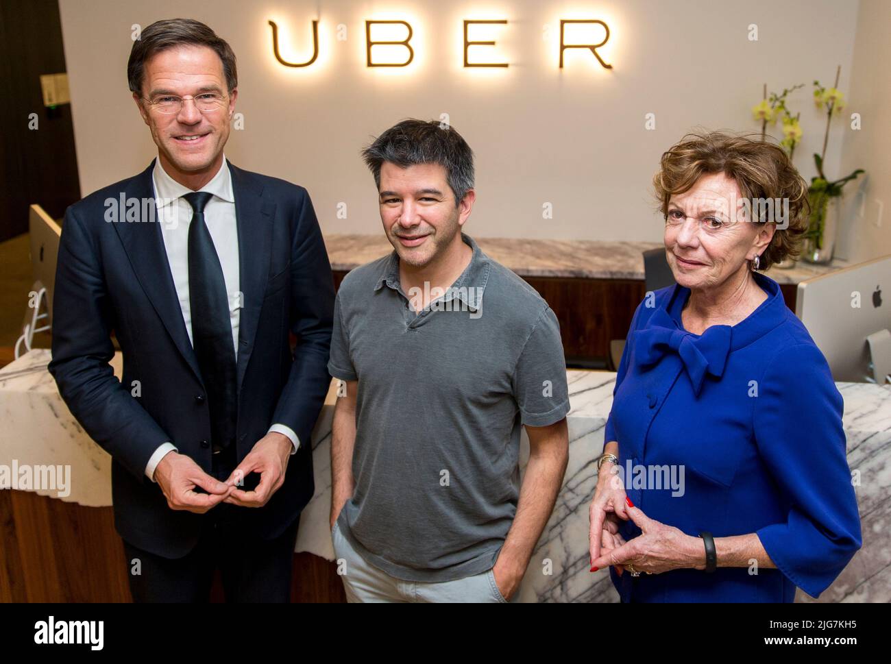San Francisco Vlnr Neelie Kroes Ceo Van Ber Travis Kalanick En
