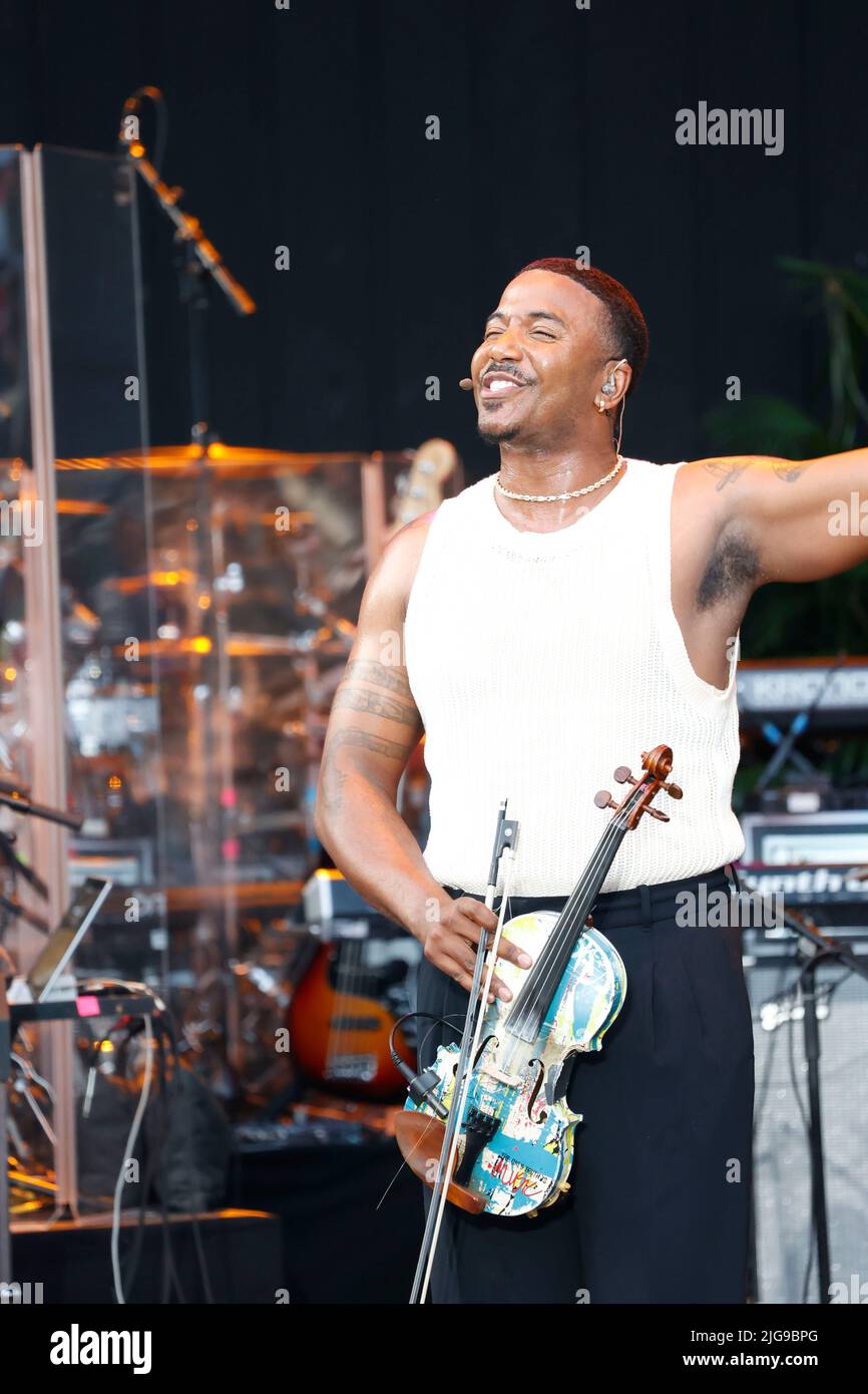 Damien Escobar bei der Sommerkonzertserie des Dell Music Center -BILD ...