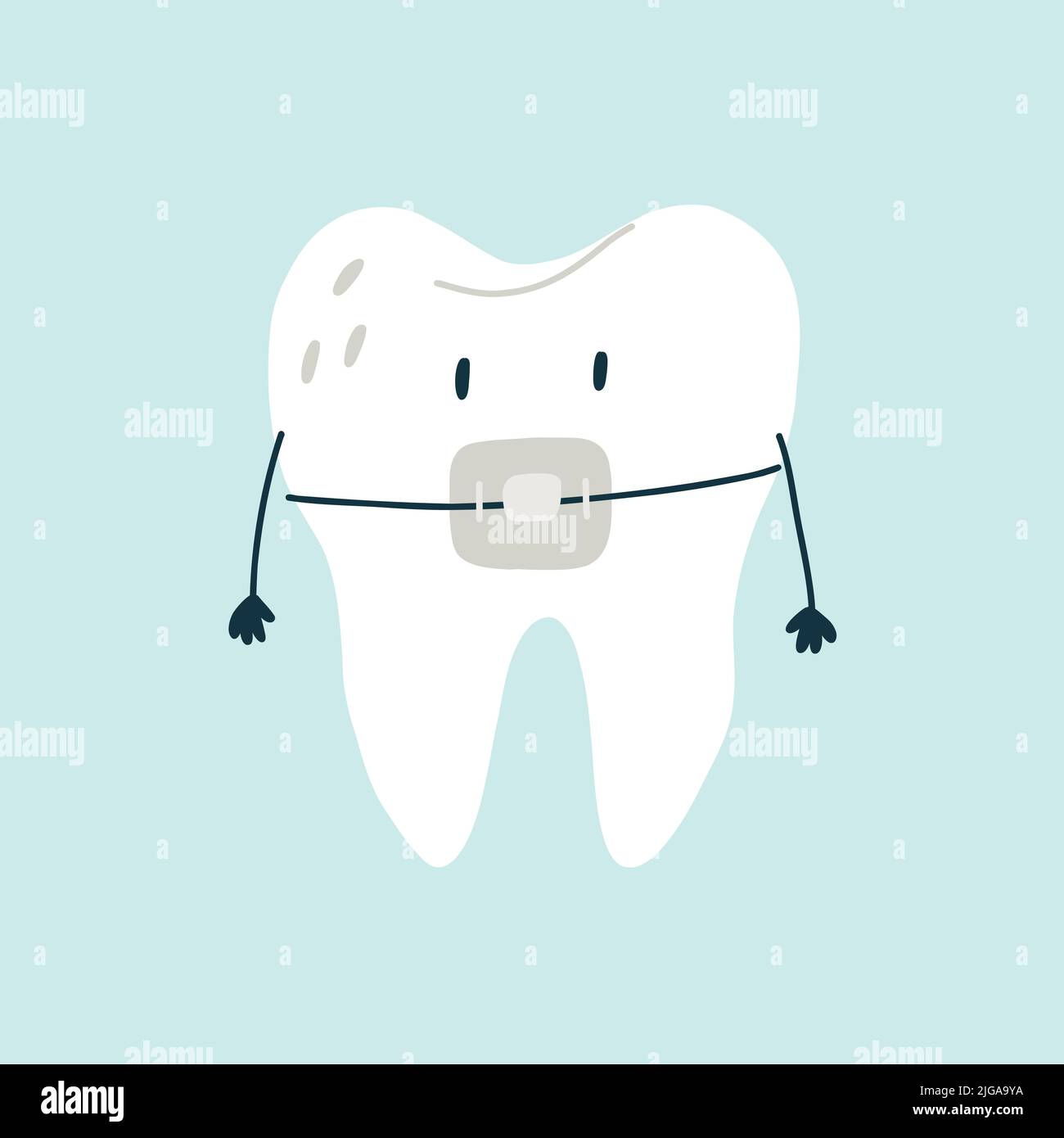 Backenzahn kinder Stock-Vektorgrafiken kaufen - Alamy