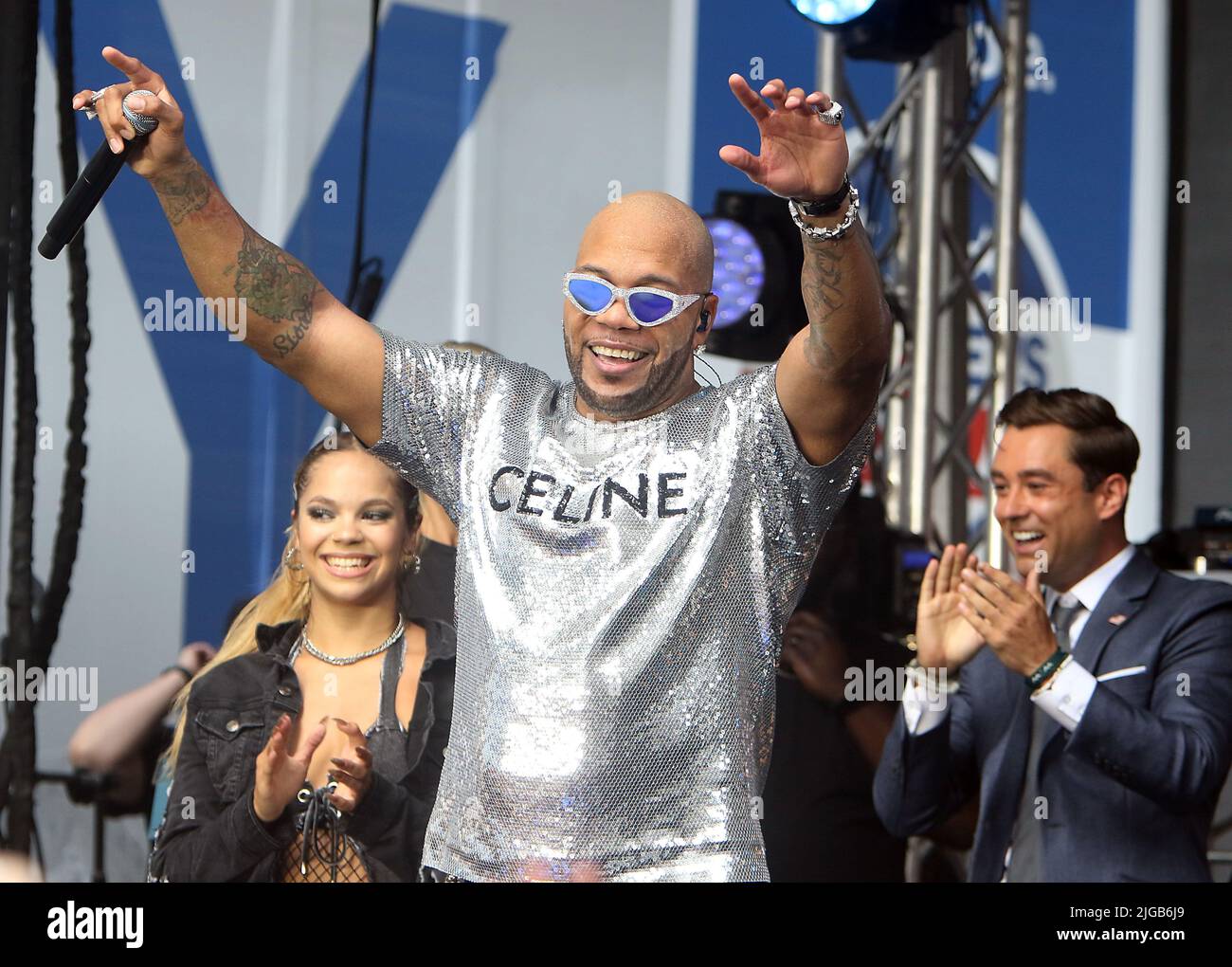 New York, NY, USA. 8.. Juli 2022. Flo Rida im Bild, als Flo Rida am 8 ...