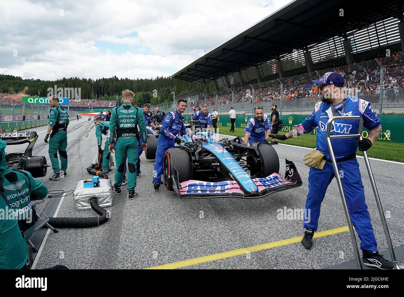 9.. Juli 2022, Red Bull Ring, Spielberg, Formel 1 BWT Grand Prix von Österreich 2022, im Bild ...