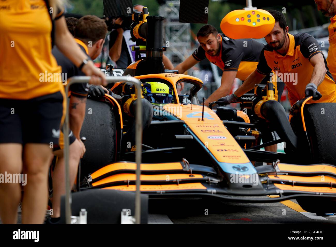 Spielberg, Österreich. 9.. Juli 2022. #4 Lando Norris (GBR, McLaren F1 ...