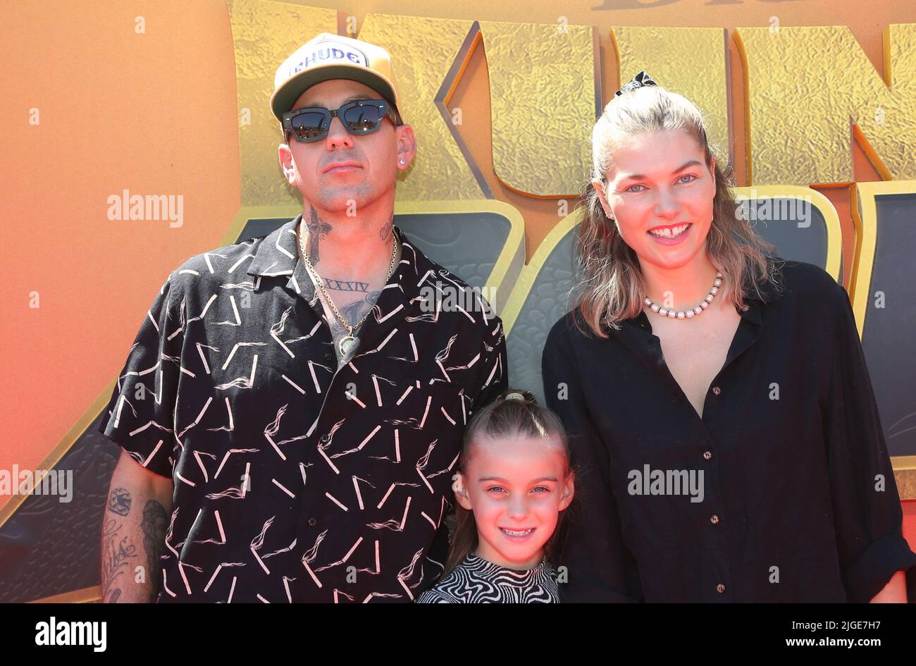 LOS ANGELES, CA - 9. JULI: Jessica Hart, James Kirkham bei der Netflix ...