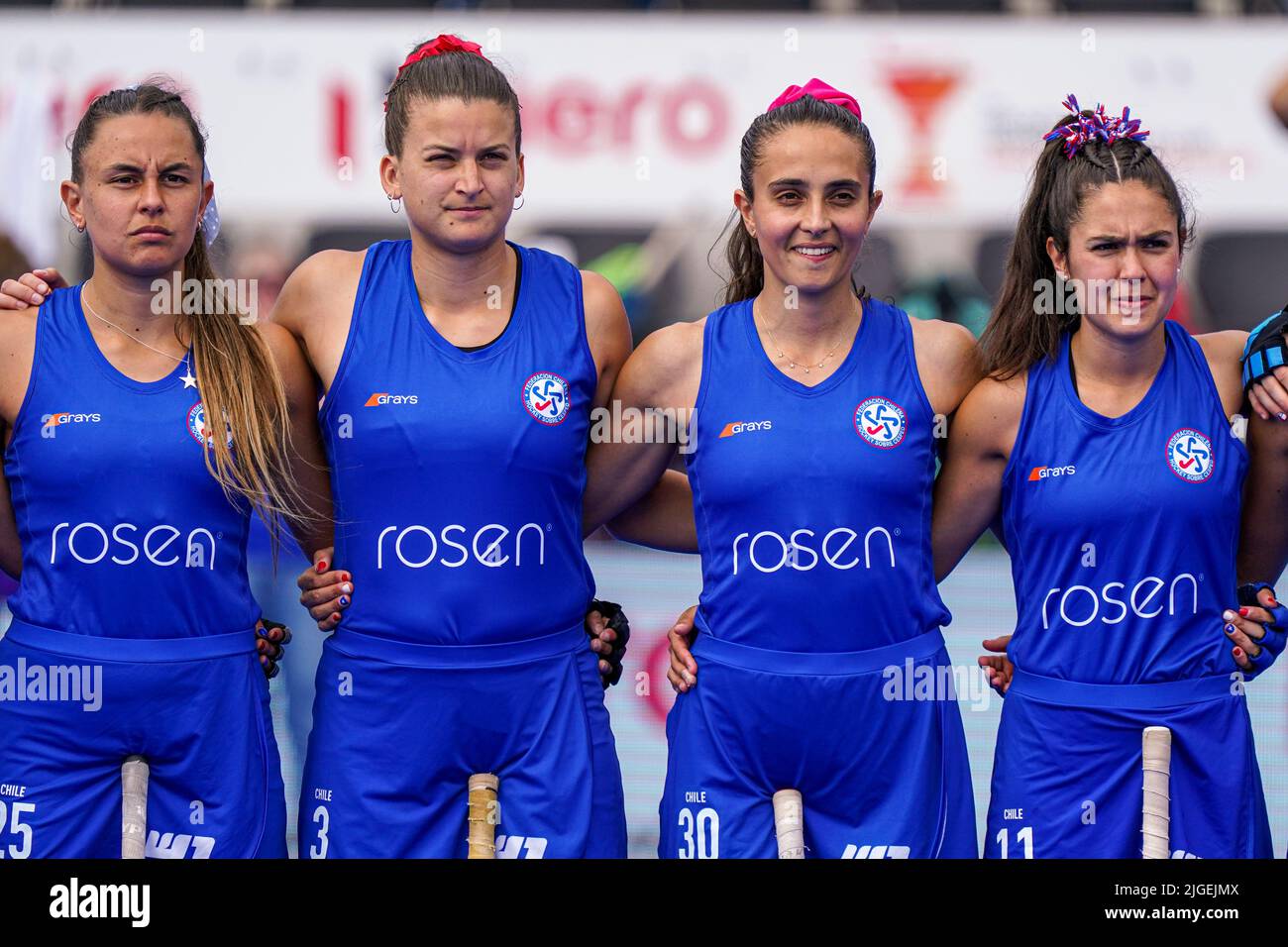 AMSTELVEEN, NIEDERLANDE - 10. JULI: Fernanda Villagran aus Chile ...