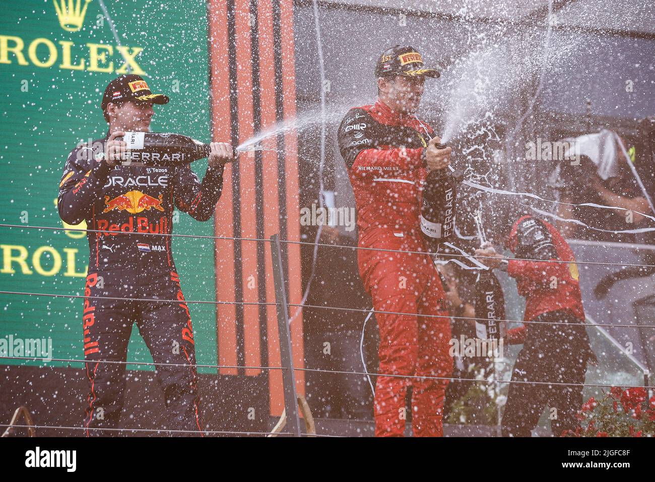 Spielberg, Österreich. 10.. Juli 2022. LECLERC Charles (mco), Scuderia Ferrari F1-75, Portrait ...