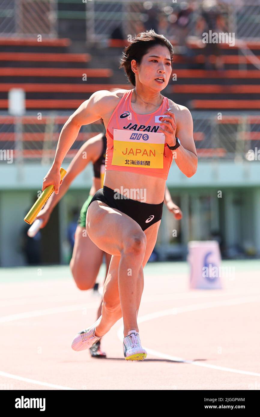 Atsubetsu Park Stadium, Sapporo, Japan. 10.. Juli 2022. Masumi Aoki, 10. JULI 2022 ...