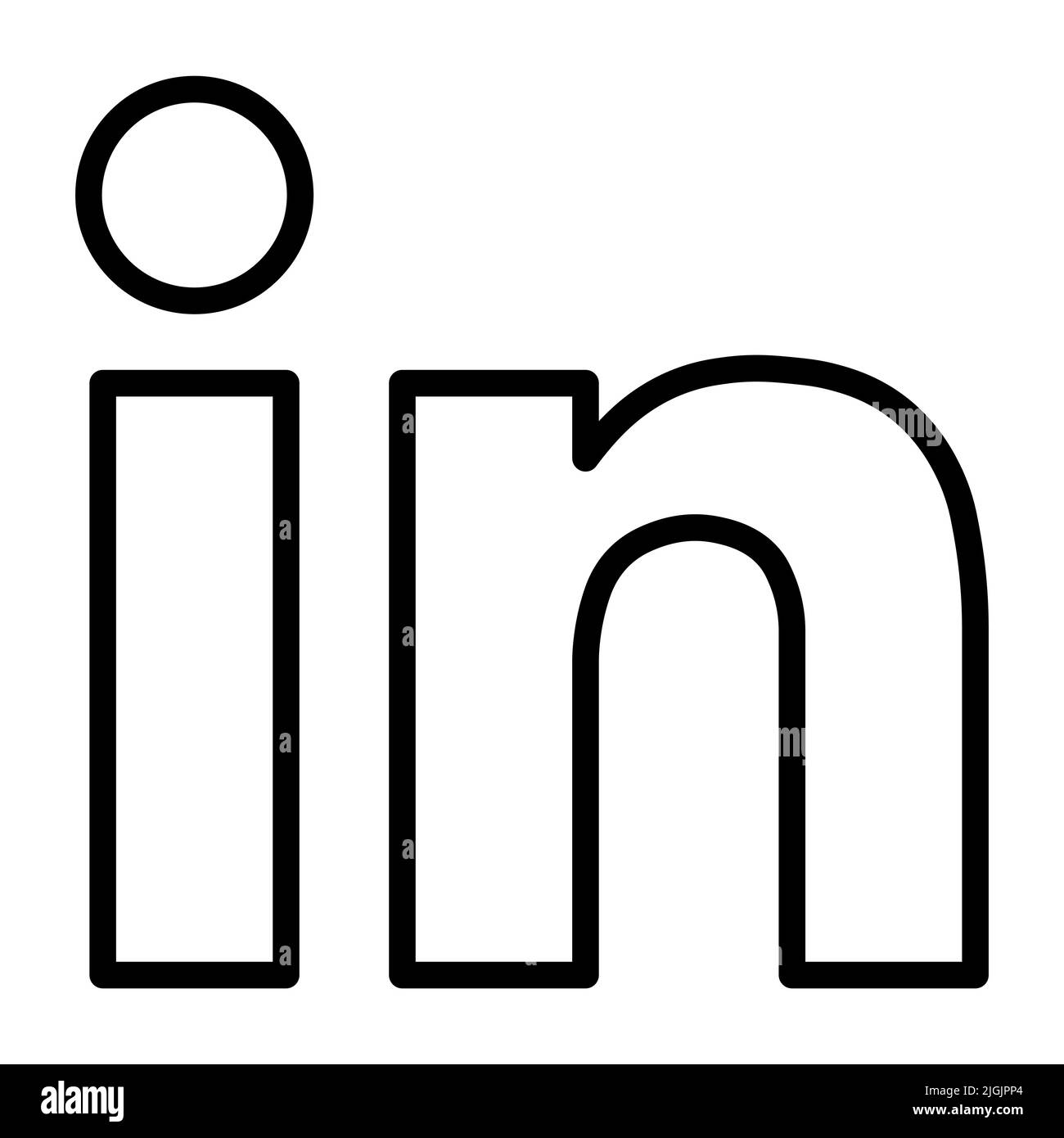 Linkedin logo Schwarzweiß-Stockfotos und -bilder - Alamy