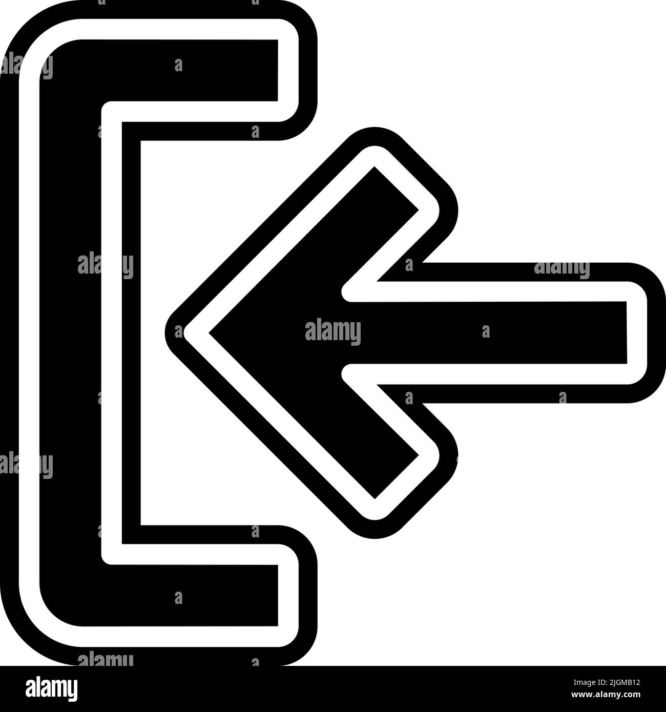 Pfeil nach links schwarz -Fotos und -Bildmaterial in hoher Auflösung ...