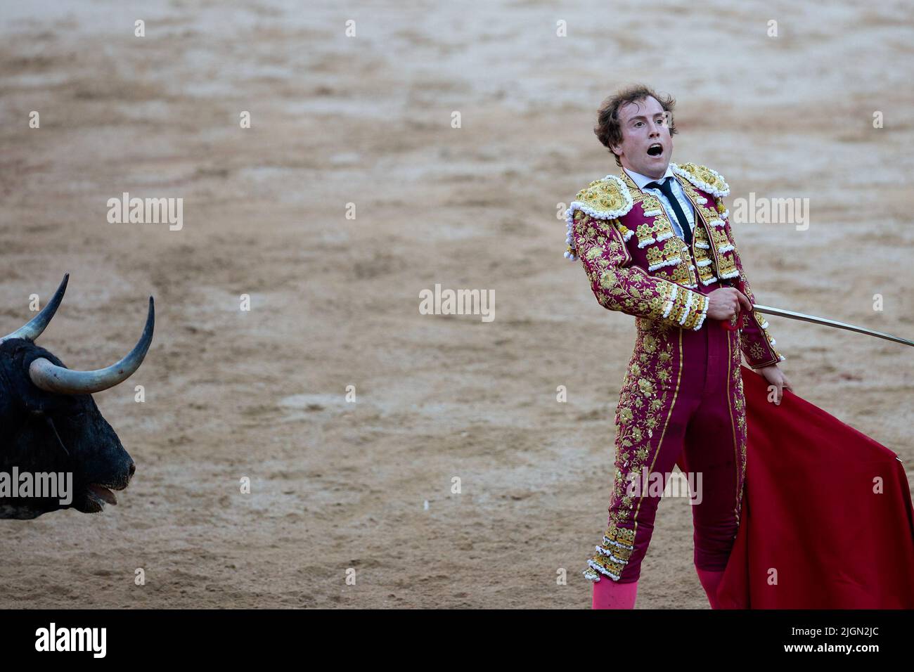 Pamplona, Spanien. 11.. Juli 2022. Roman Collado Gouinguenet ...