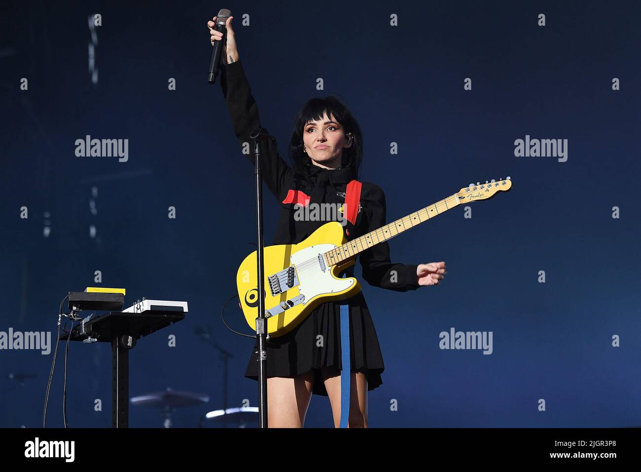 Quebec City, Quebec. Am 11. Juli 2022 tritt Lights aka Valerie Anne ...