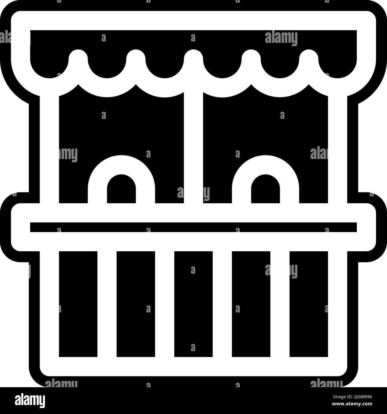 Ticketbox ticketschalter Stock-Vektorgrafiken kaufen - Alamy