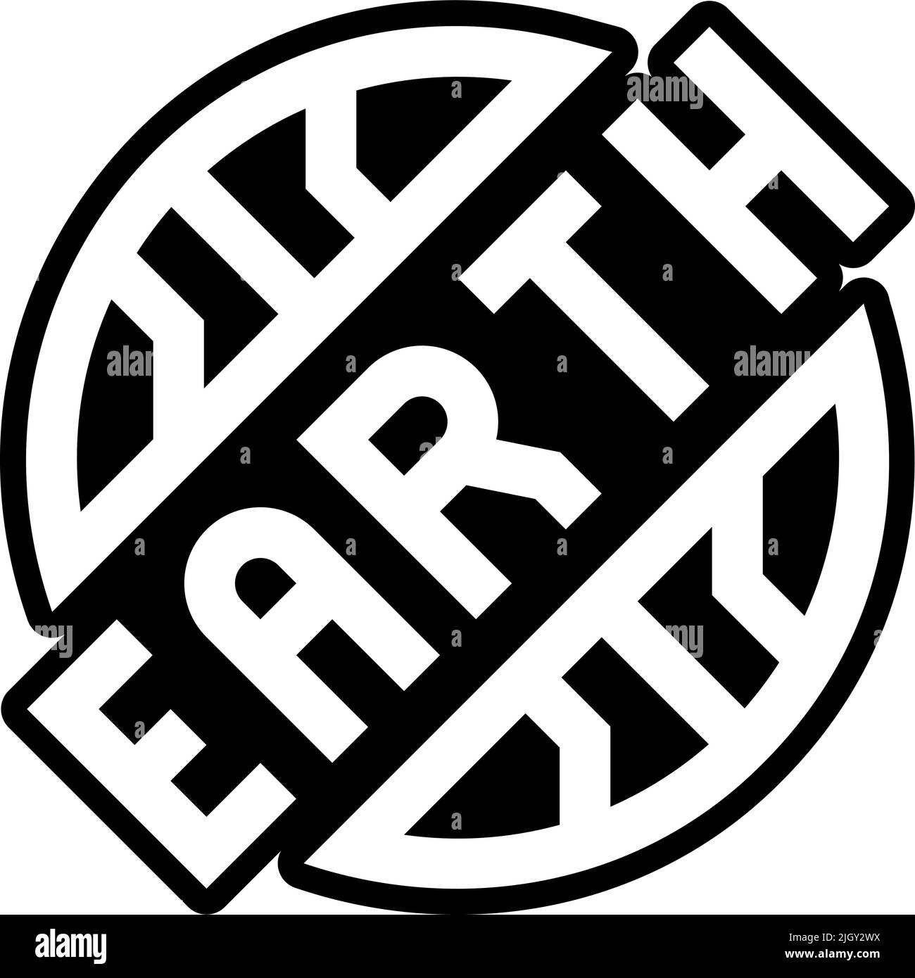 Planet erde cartoon Schwarzweiß-Stockfotos und -bilder - Alamy