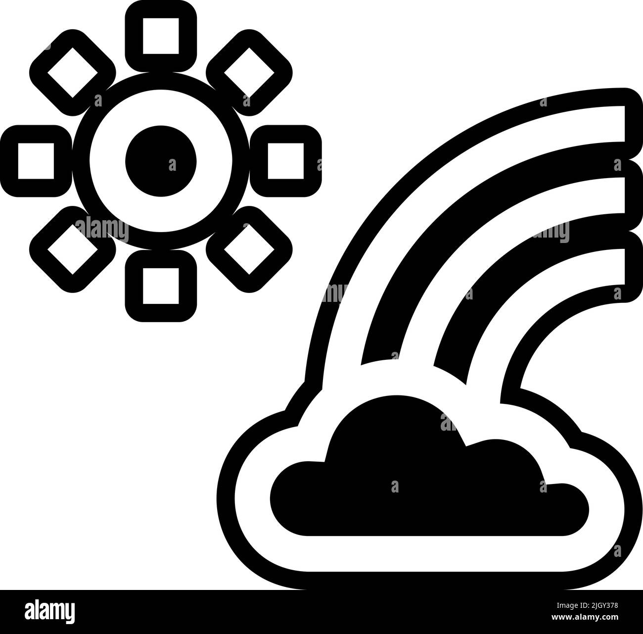 Regenbogenflagge der erde Stock-Vektorgrafiken kaufen - Alamy