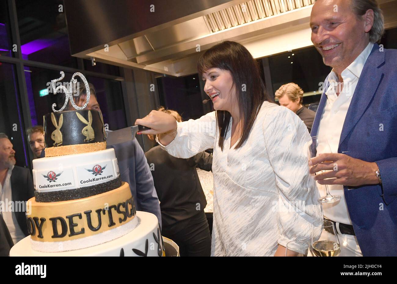 München, Deutschland. 13.. Juli 2022. Playboy-Verleger Myriam Karsch ...