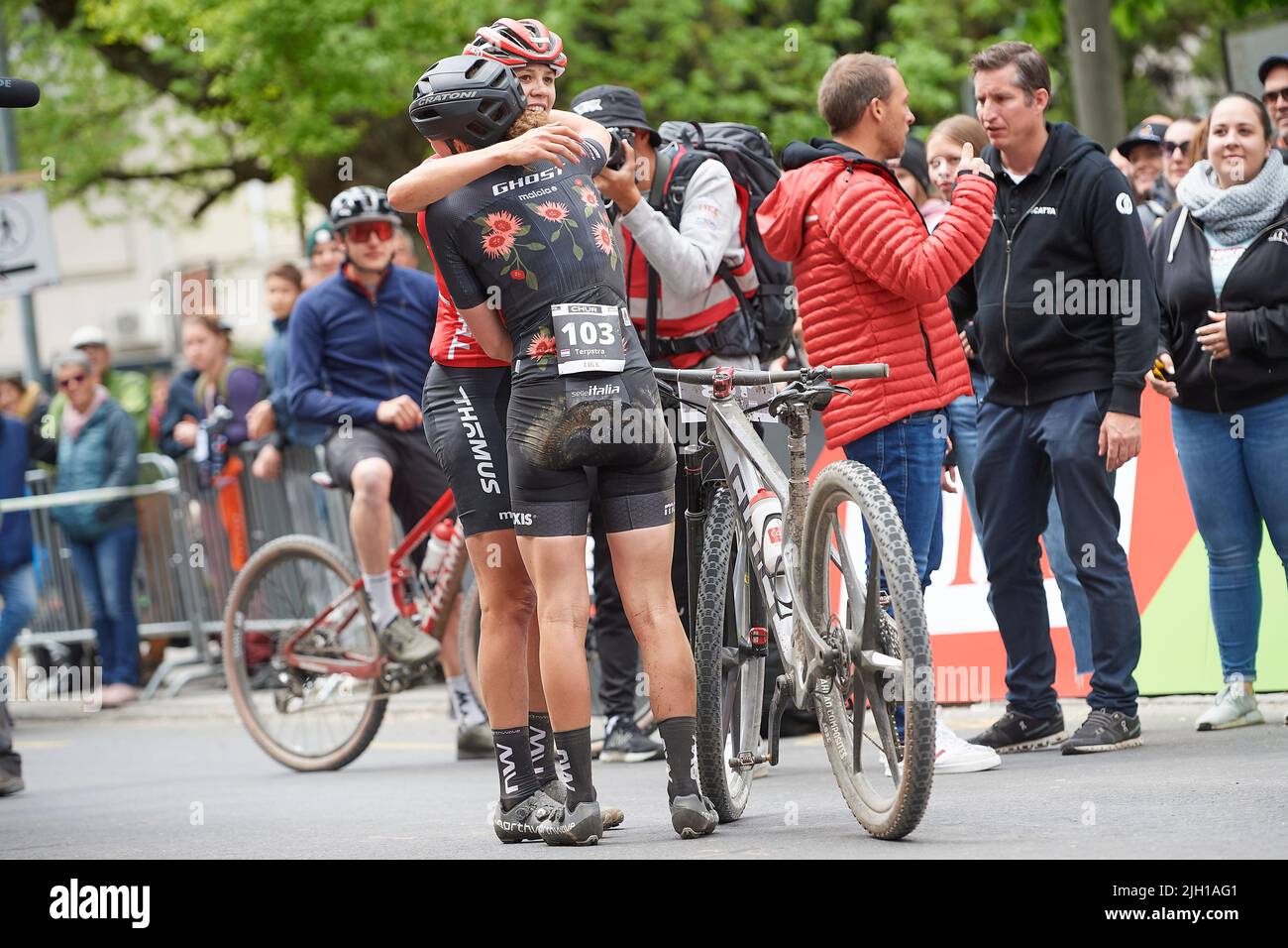 Chur, Schweiz. 24. April 2022. Terpstra Anne NED (Ghost Factory Racing ...