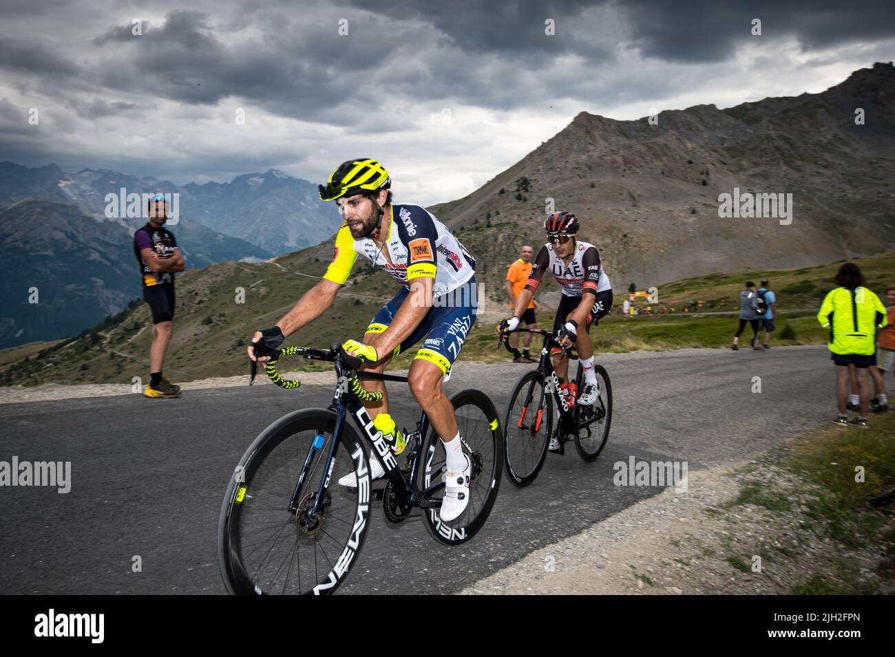 (Von L nach R) die Italienerin Andrea Pasqualon (Team Intermarche ...