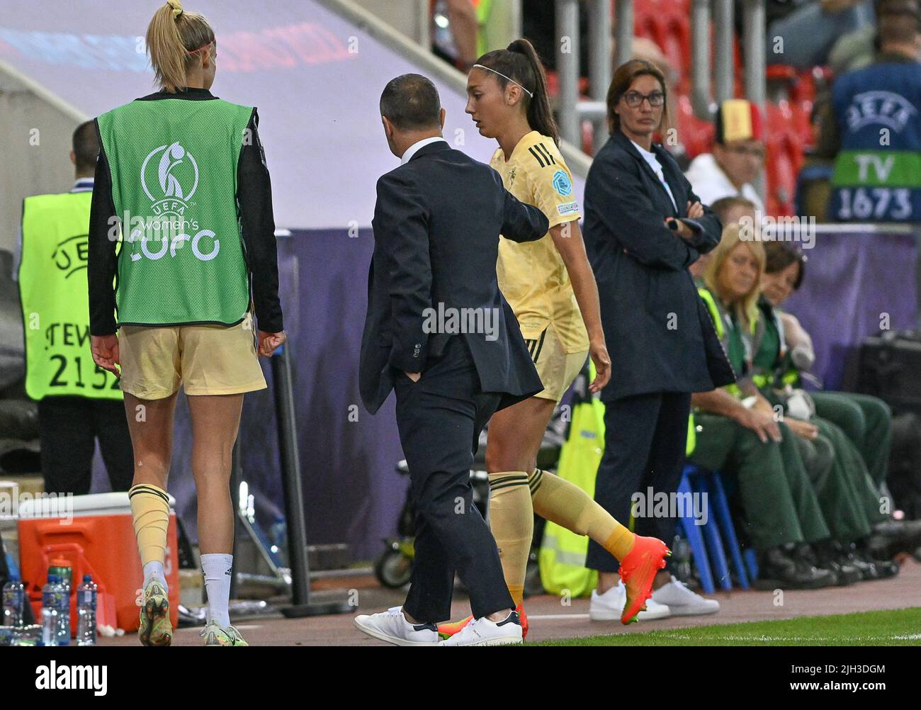 Rotherham, Großbritannien. 14.. Juli 2022. Der belgische Amber Tysiak ...