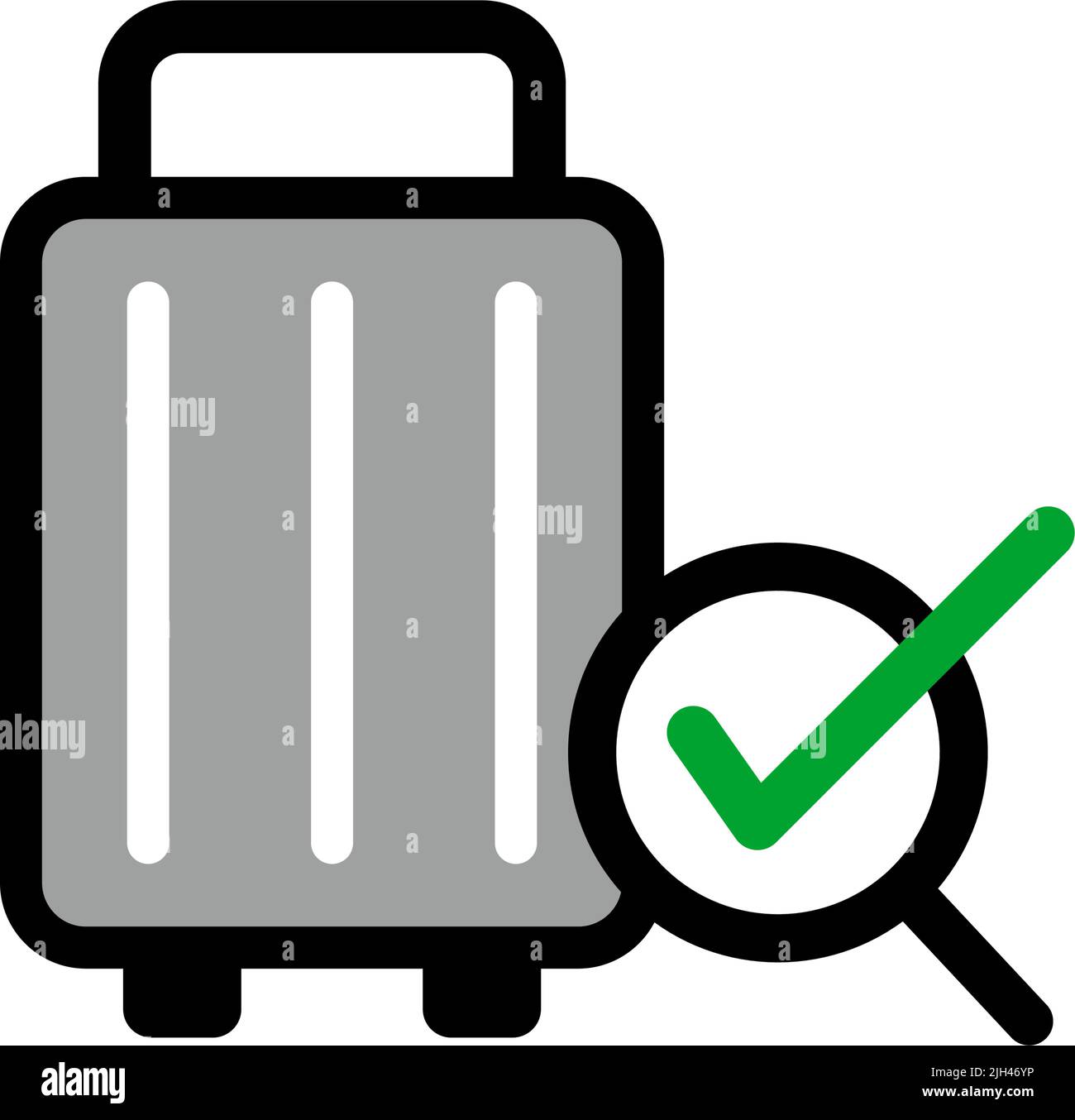 Inspection piktogramm Ausgeschnittene Stockfotos und -bilder - Alamy