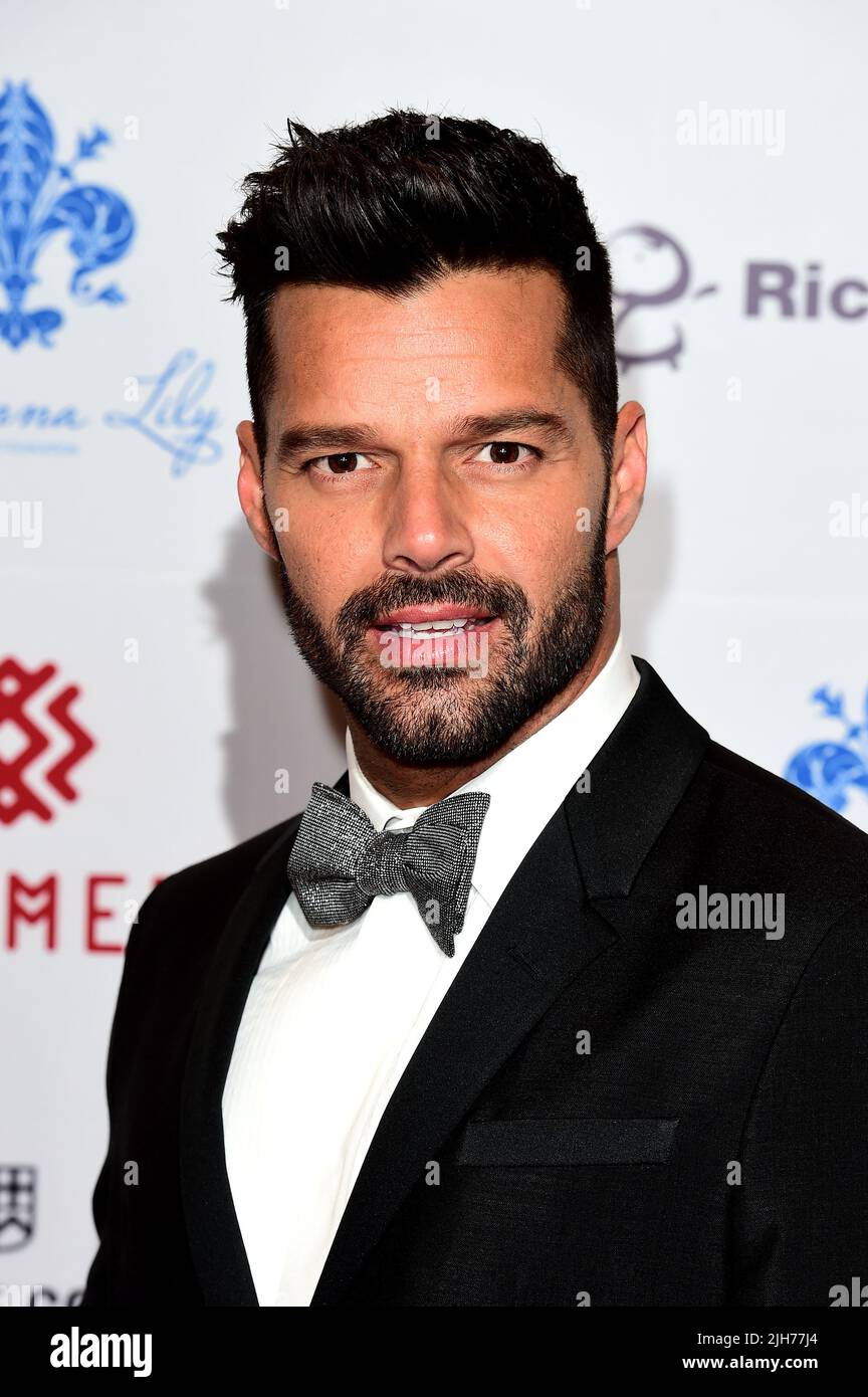 Datei-Foto vom 17/11/14 von Ricky Martin bei der jährlichen Global Gift ...