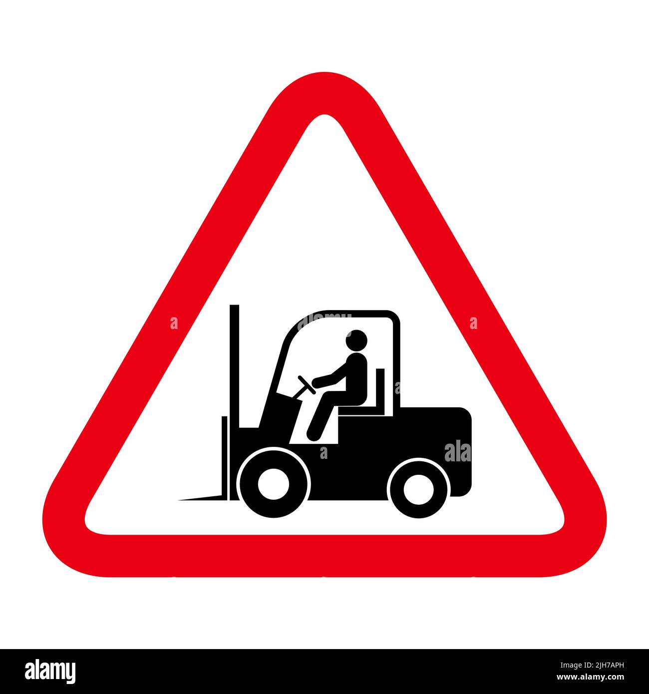 Gabelstapler Transport Symbol, Industrie Fahrzeug Maschine Symbol ...