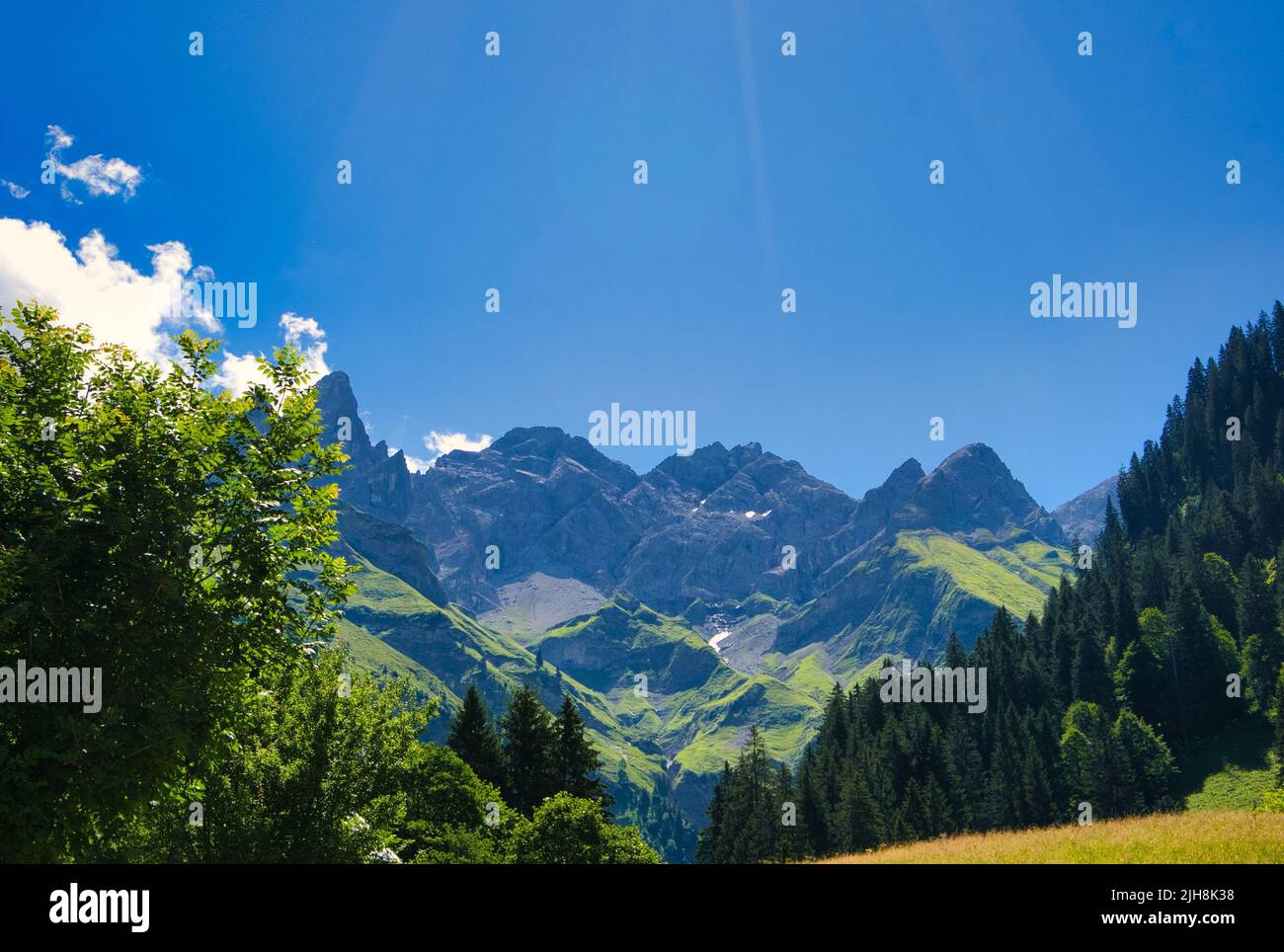 Das Allgäu ist eine Landschaft in Deutschland, die mit den Alpen ...