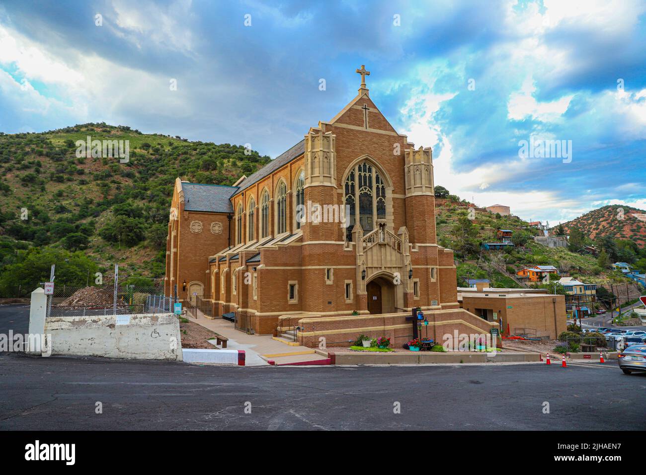 Bisbee, Stadt in Arizona USA. Old West Town, gelegen im Cochise County ...