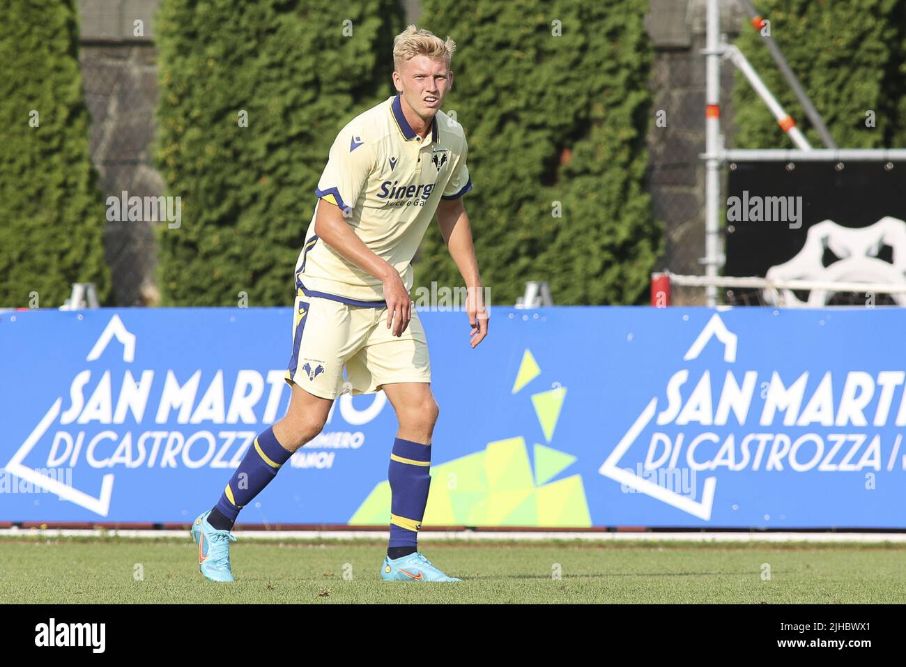 Josh Doig vom FC Hellas Verona bei Hellas Verona gegen Virtus Verona ...