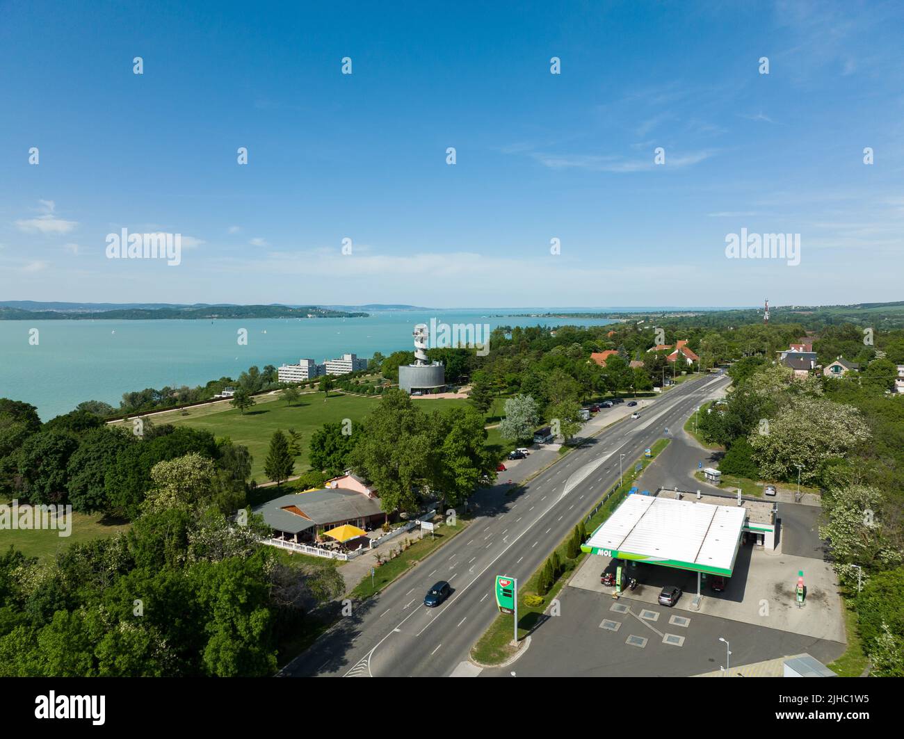 Luftbild vom plattensee -Fotos und -Bildmaterial in hoher Auflösung – Alamy