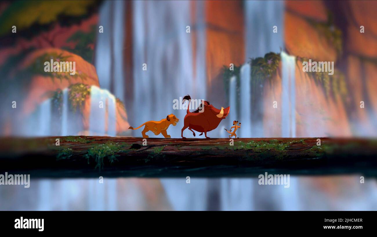 SIMBA, PUMBAA und Timon, DER KÖNIG DER LÖWEN, 1994 Stockfotografie - Alamy